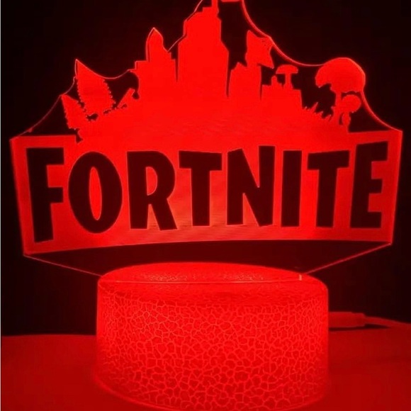 Video Games & Consoles | Fortnite Logo Lamp 3d Illusion Light ...
